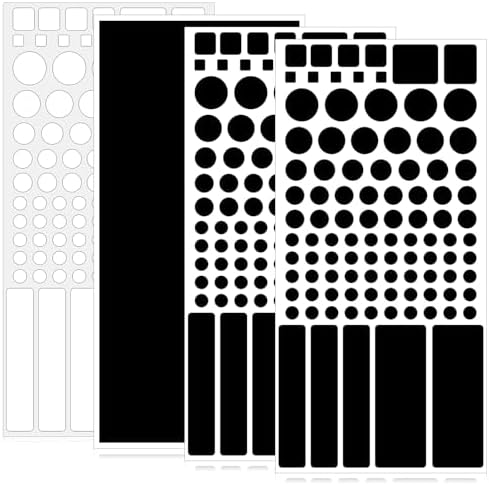 Amazon.com: 4 Sheets Blackout Stickers for Electronics, Led Light ...
