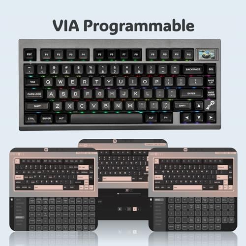 EPOMAKER TH80 PRO V2 Mechanical Keyboard with RGB Screen.Gasket Gaming ...