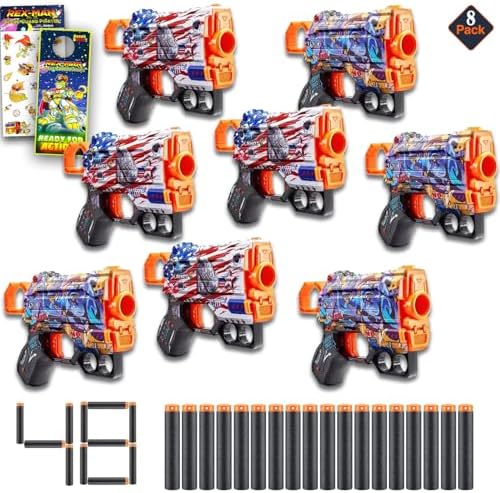Amazon.com: Zuru X-Shot Menace Blaster and Micro Foam Bullets Set for ...