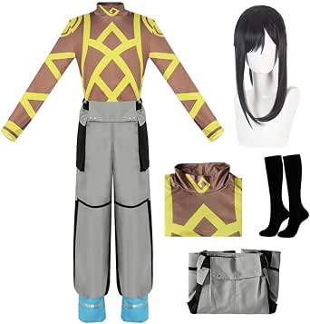 Amazon.com: Fire Force Cosplay Costume Ogun Cosplay Outfit Uniform ...