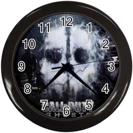Call Of Duty Black Ops Ghost Wall Clock (Black) : Amazon.co.uk: Home ...