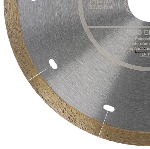 PRODIAMANT FD30 CleanRim diamond tile disc 6″ 150 mm for thin porcelain ...