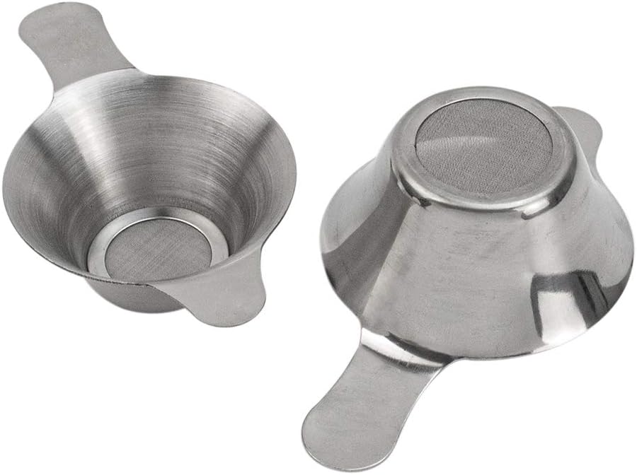 Amazon.com: 2pcs Mesh Tea Strainer for loose tea Cup Strainers Fine ...