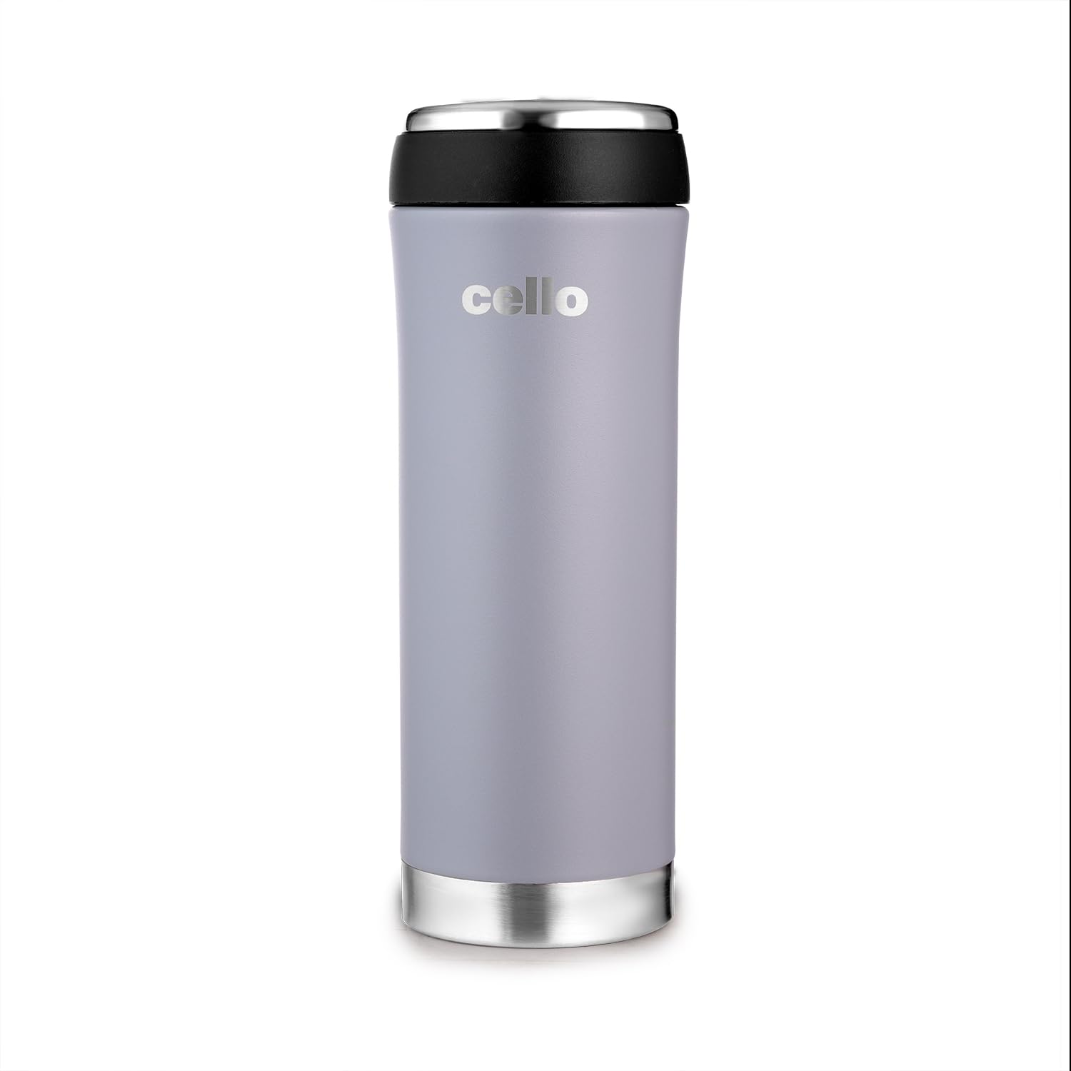 Cello Duro My Cup Thermosteel Flask, 350ml, Grey | Travel Flask with ...