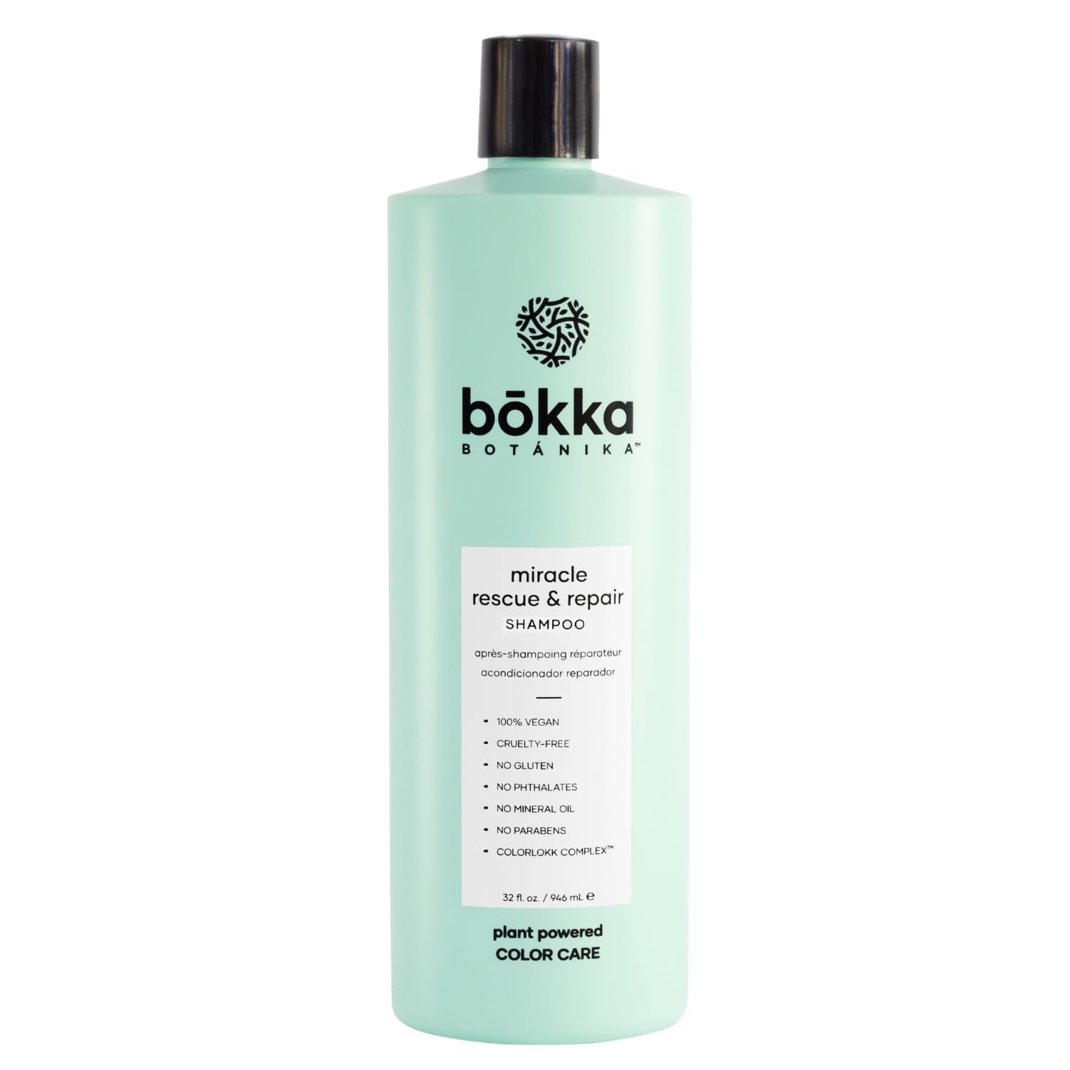 Amazon.com : Bokka Botanika Miracle Rescue & Repair Shampoo 32 oz ...