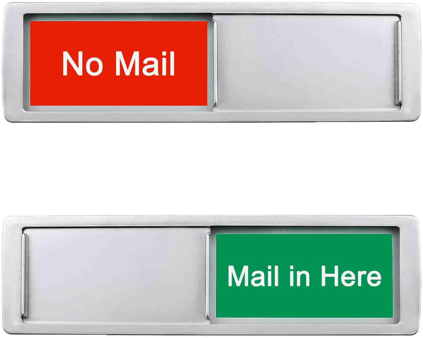 Amazon.com : Mail In Here Sign,No Mail Slider Sign for Home Office ...