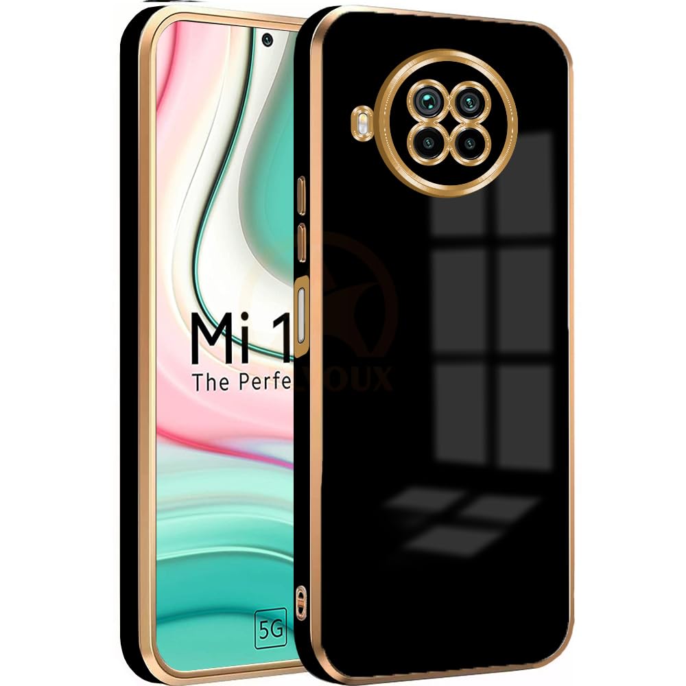 AELVOUX Back Case Cover for Mi 10i 5G Back Cover | Gold Electroplating ...