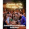 Amazon.com : Outdoor Neon Sign Customizable Waterproof for Backyard LED ...
