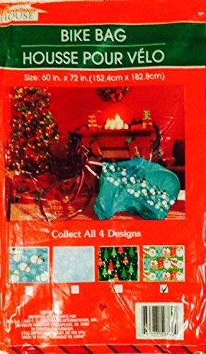 Snapklik.com : Bicycle Gift Wrap Bag Christmas 60 X 72