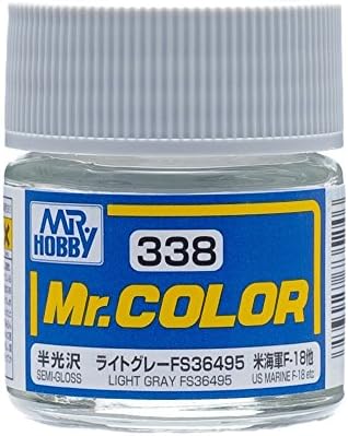 Amazon.com: Mr. Color 338 Light Gray FS36495 (Semi-Gloss/Aircraft ...