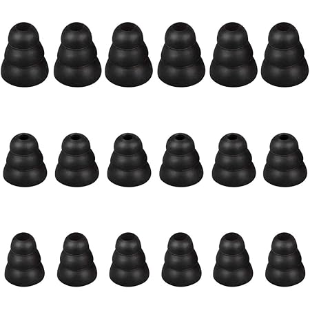 Amazon.com: JNSA 3 Flange Noise Cancelling Triple Flange Eartips ...