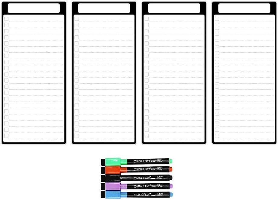 Amazon.com: Magnetic To Do List White Boards For Fridge Dry Erases To ...