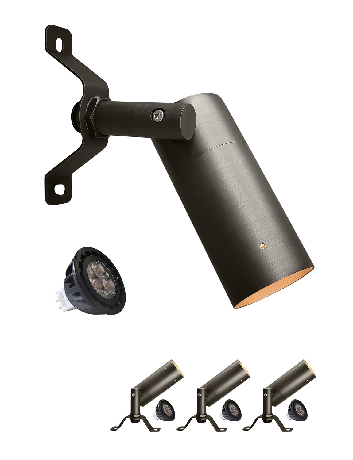 MALORY Brass Landscape Spot Down Light, Low Voltage Led Downlights Tree ...