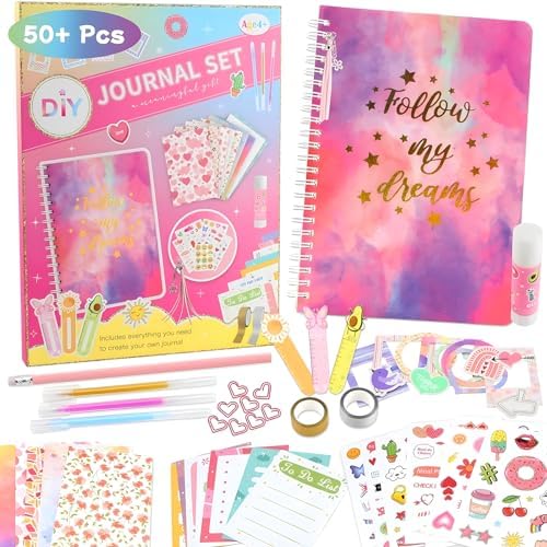Amazon.com: FUYAHA DIY Journal Set for Girls - Gift for Girls Ages 8-12 ...