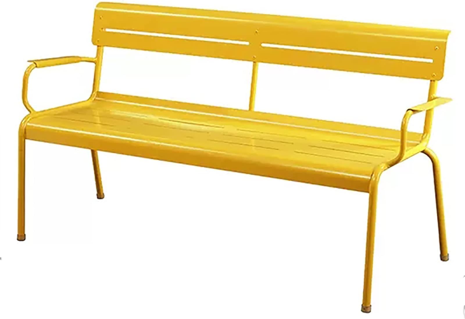 Amazon.com: REALN Outdoor Garden Bench,Outdoor Bench Aluminum Alloy ...
