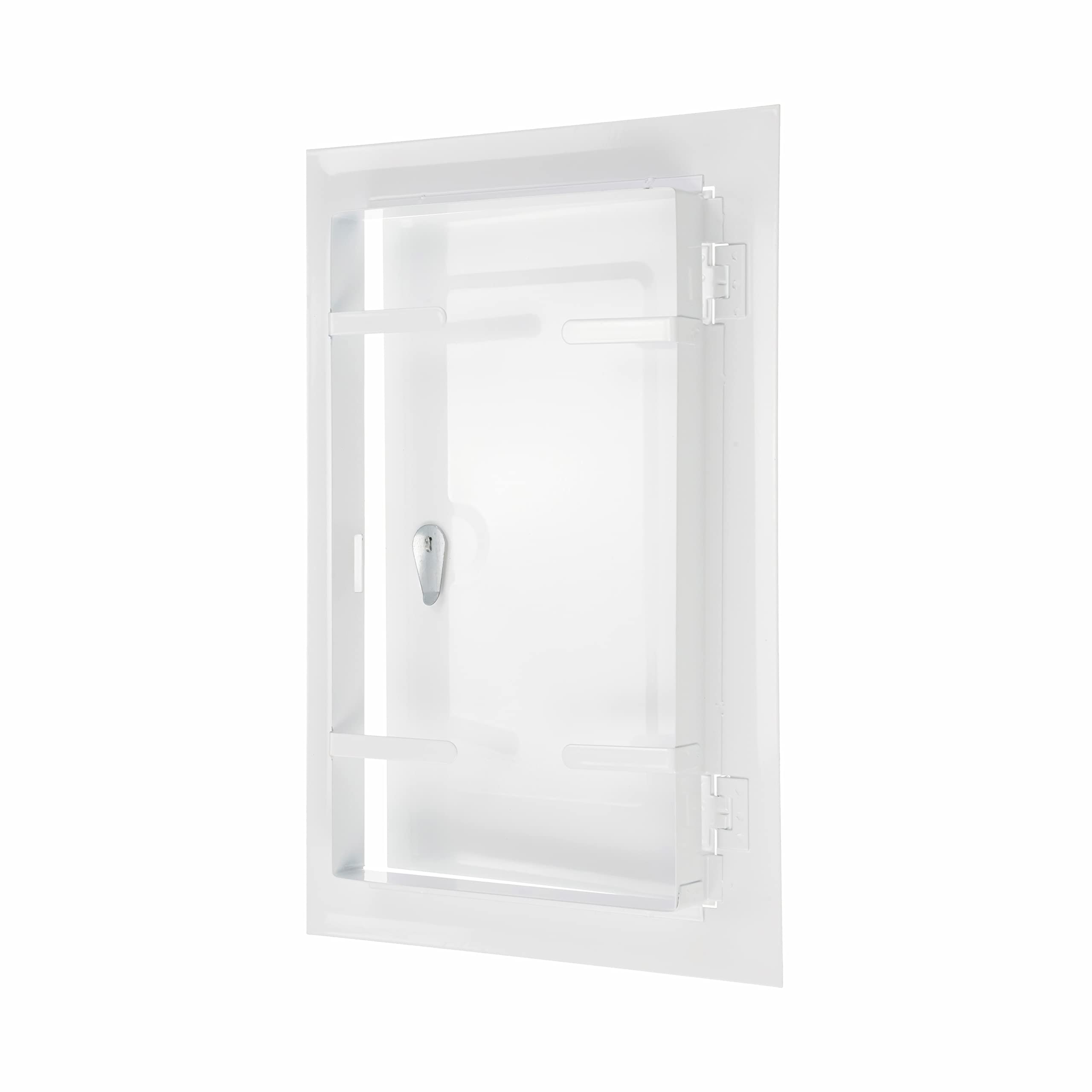 Snapklik.com : ECOPRO VENT 6" X 10" Lockable Keyless White Metal Access ...