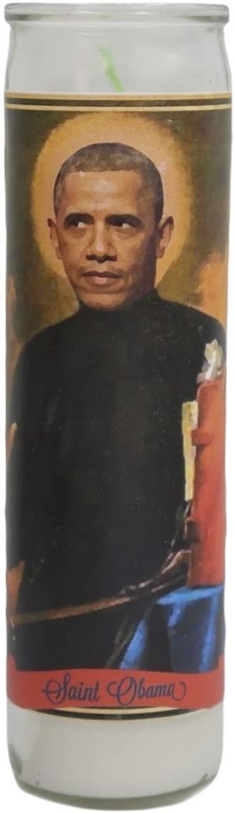 Amazon.com: Barack Obama Devotional Prayer Saint Candle : Home & Kitchen