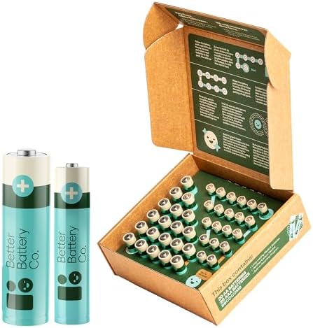Amazon.com: Better Battery Alkaline AAA and AA Batteries – Long Lasting ...