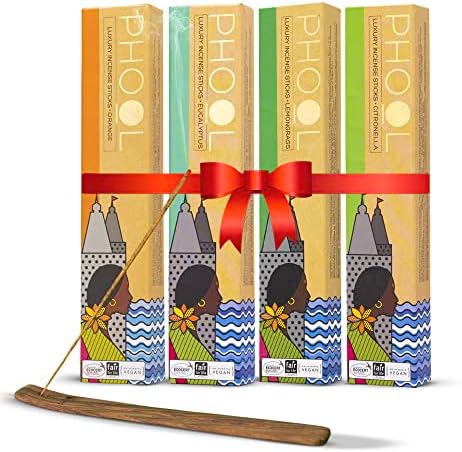PHOOL Natural Incense Sticks (Bundle Pack of 4) I Fragrance ...