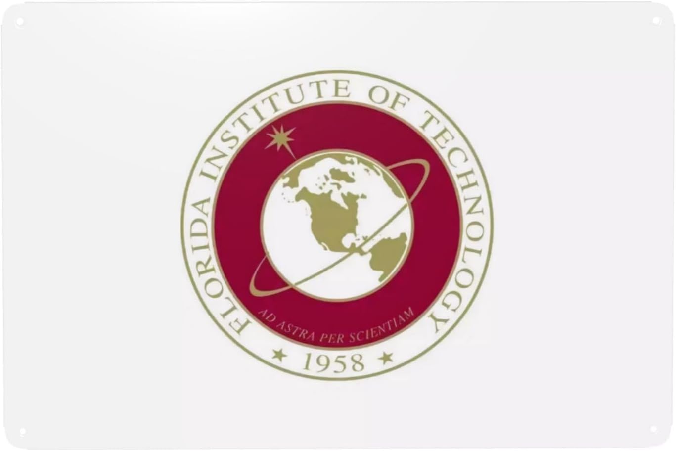 Amazon.com: South Florida Institute Of Technology Logo Logo Tin Metal ...