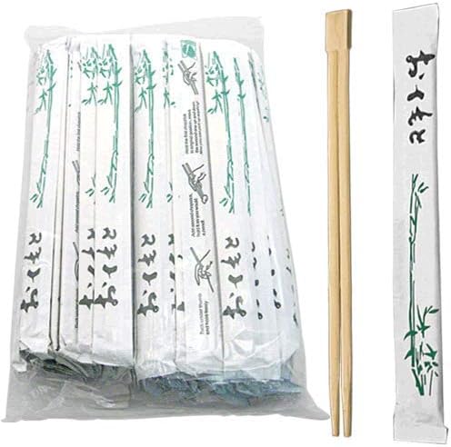 Amazon.com: Bamboo Chopsticks - 100 Pairs - Premium Disposable ...