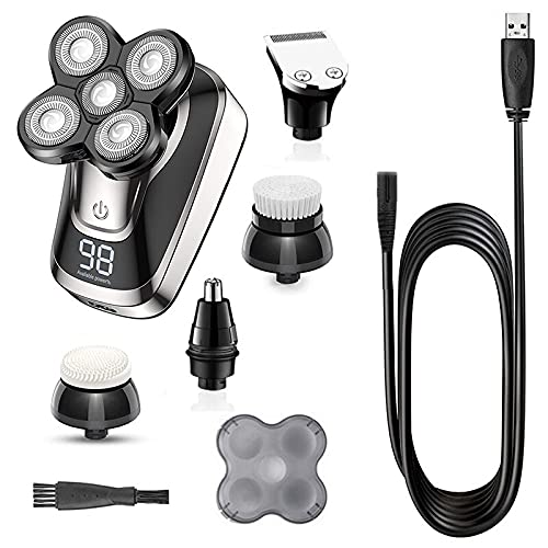 Amazon.com: Head Shavers for Bald Men, 5in1electric shaver grooming ...