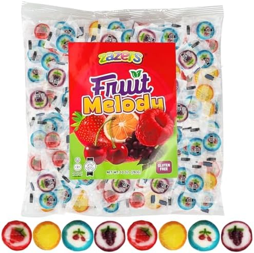 Amazon.com : Fruit Slices Candy Individually Wrapped - Fruit Melody ...