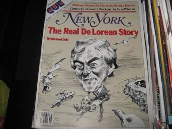 New York Magazine (John De Lorean...The Real Story , Landford Wilson ...