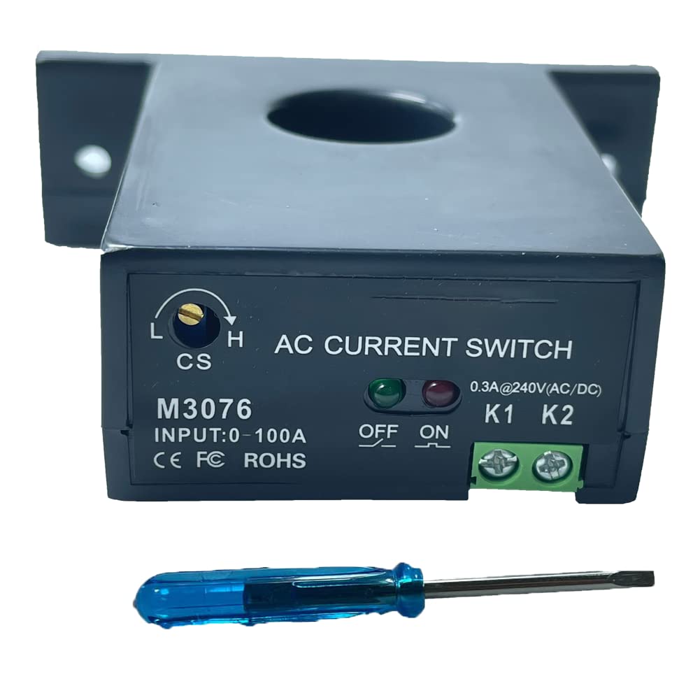 Snapklik.com : Current Sensing Relay AC Current Sensing Switch 0-100A ...