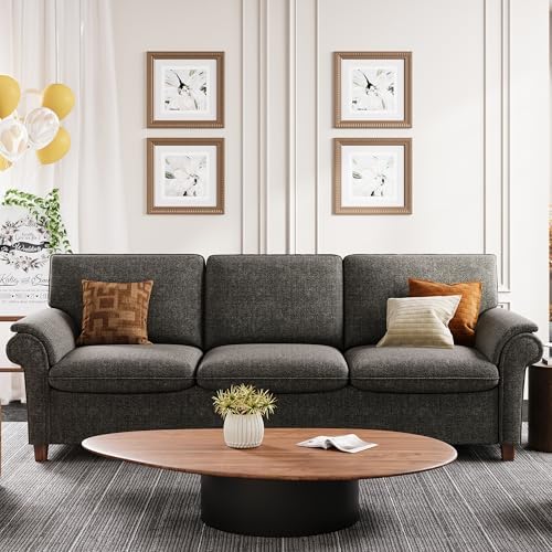 Amazon.com: HOSTACK 89" Sofa, Comfy Sofa Couch with Extra Deep Seats ...