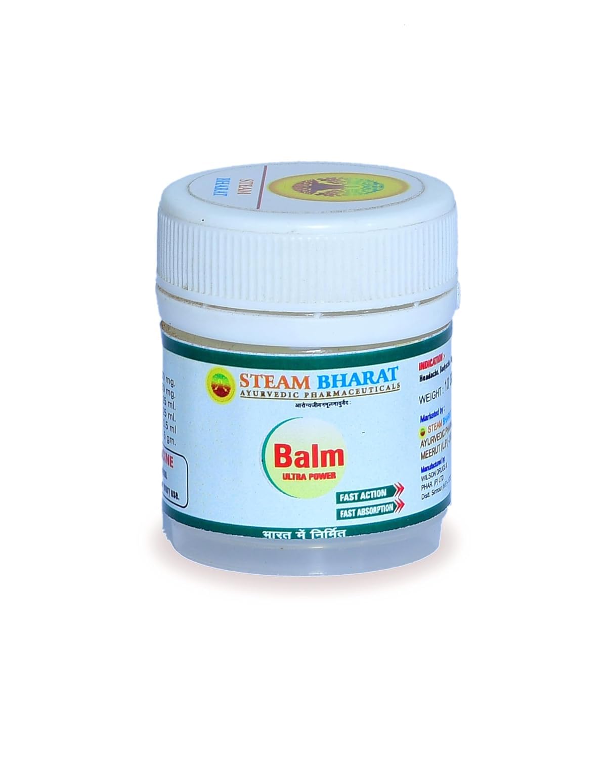 STEAM BHARAT Ayurvedic Balm- A Strong Balm [10 g] (pack of 4) : Amazon ...
