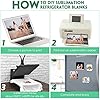 Amazon.com: Xuhal 30 Pcs 3 Sizes Sublimation Magnet Blanks Personalized ...