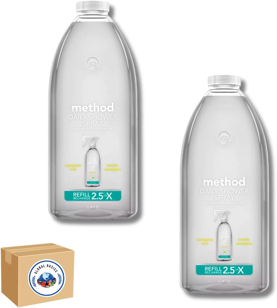 Amazon.com: GLOBAL BASICS Method Daily Shower Spray Refill Recharge ...