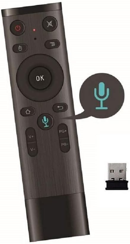 ORLOV Voice Air Mouse Remote Controller with 2.4 Ghz Wireless ...