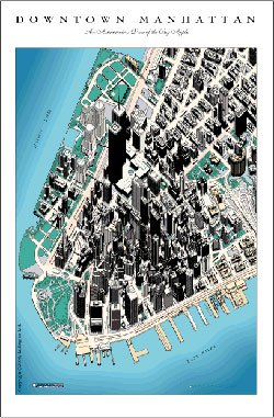 Amazon.com: Downtown Manhattan, Laminated Wall Map: 9780783426204 ...