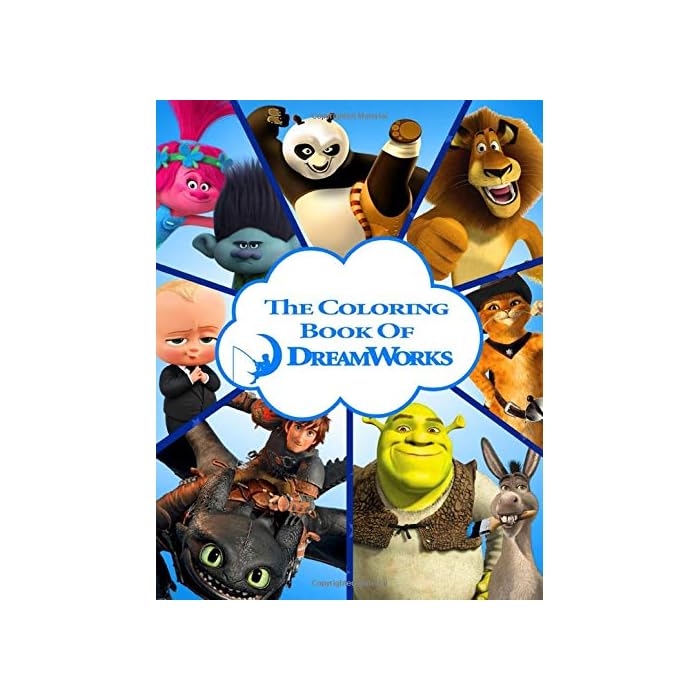 Buy The Coloring Book Of DreamWorks: Color Your DreamWorks Favorite ...