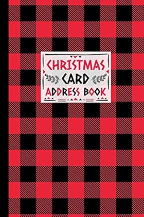 Christmas Card Address Book: Record Book and Tracker For Holiday Cards ...