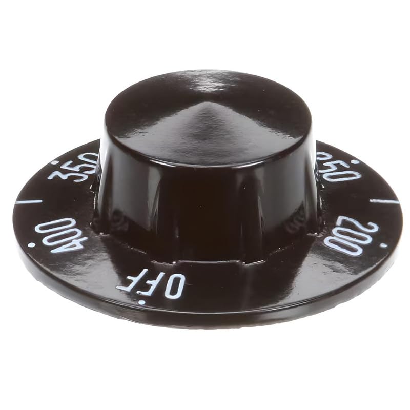 OCS Parts 200-400°F Black Thermostat Dial Knob for Commercial Fryers ...