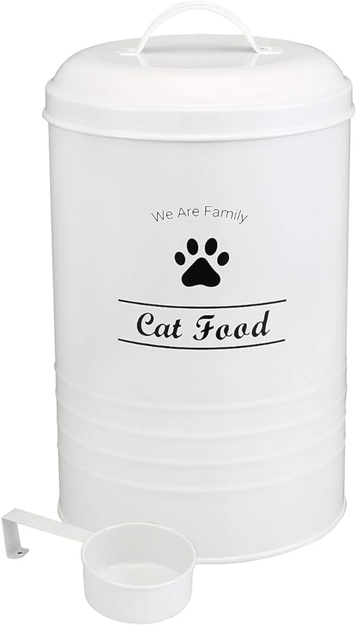 Amazon.com : Geyecete Cat food container - Pets Good Cat Food Storage ...