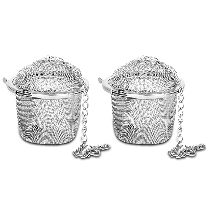 Tea Infuser with Extended Chain & Sturdy Clamp to Lock| High Grade ...