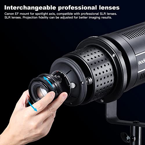 Soonpho OT1 Optical Conical Snoot Bowens Mount Gobo Bracket with 50mm 1 ...