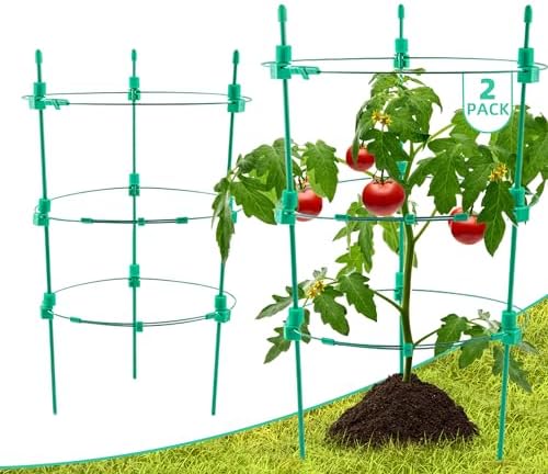 Amazon.com : Tetutor 3 Pack Tomato Cages Plant Support Cages for Garden ...