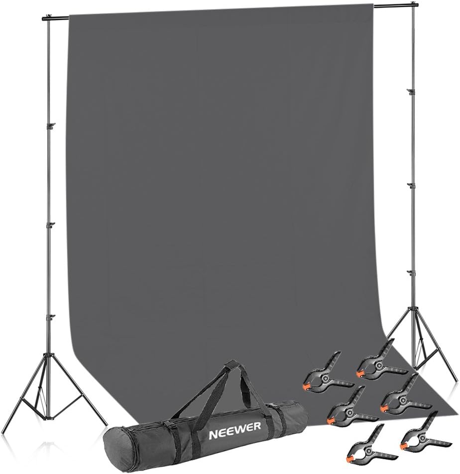 Amazon.com : Neewer Lighting Studio Background Kit Includes: 8.5x10 ...