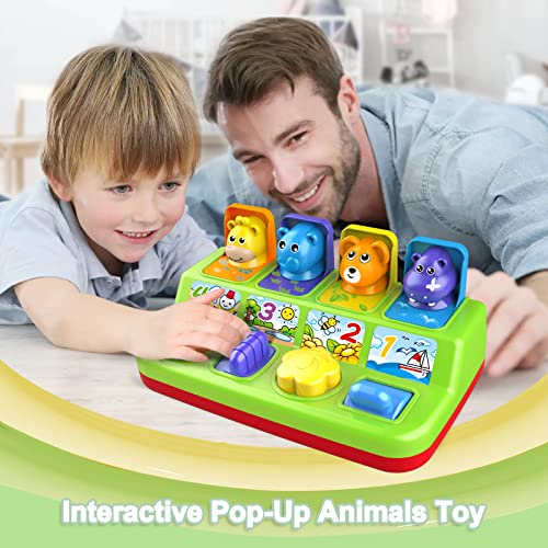 Snapklik.com : Interactive Pop Up Animals Toy For Toddlers, STEM Early ...