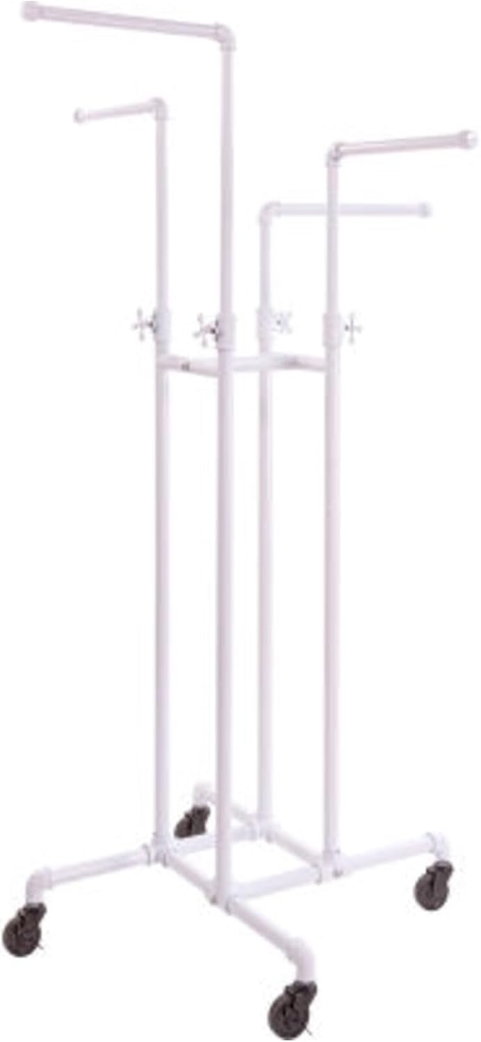 Amazon.com: Econoco - PS4-ADJWH - Clothing Rack Heavy Duty Pipeline ...