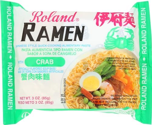Amazon.com: Roland Crab Flavored Ramen Noodles, 3.05 Ounces (Pack Of 30 ...