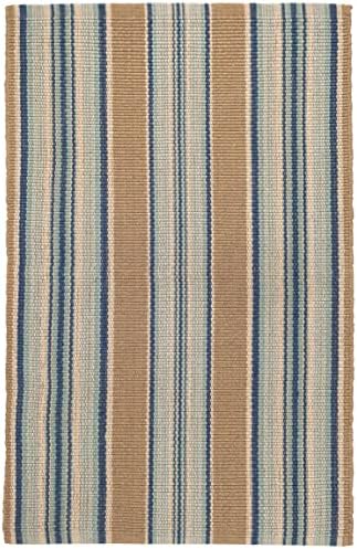 Amazon.com: Dash and Albert Blue Heron Cotton Area Rug - 2' x 3' Blue ...