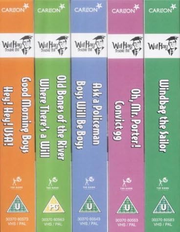 Will Hay Collection [VHS] : Will Hay, Moore Marriott, Graham Moffatt ...
