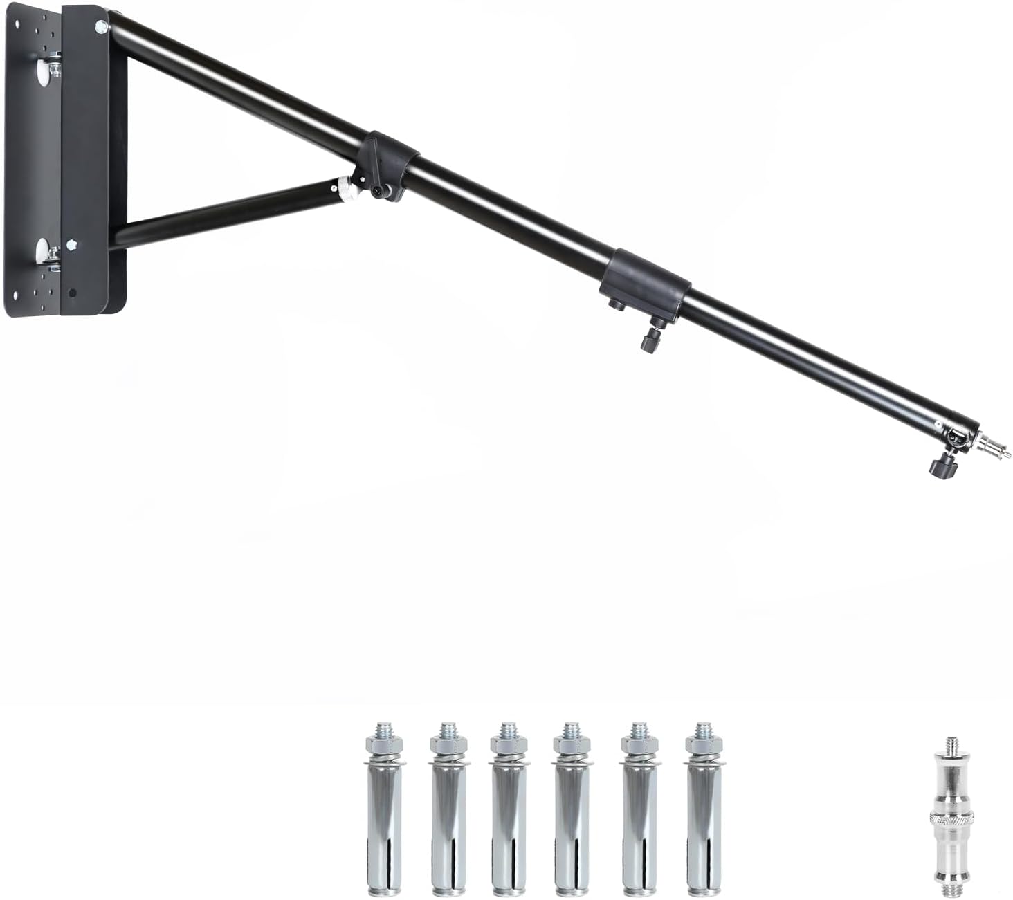 Amazon.com : LTRINGYS Ring Light Wall Mount Triangle Boom Arm 68"/173cm ...