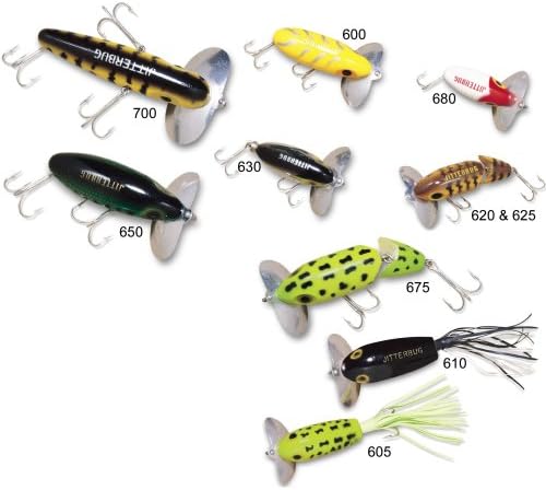 Amazon.com : Top Water Fsihing Lure Weedless Jitterbug Black 3/8 oz ...